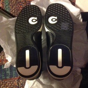 Coach | Shoes | Coach Mens Signature Mid Black Leather Coated Canvas ...